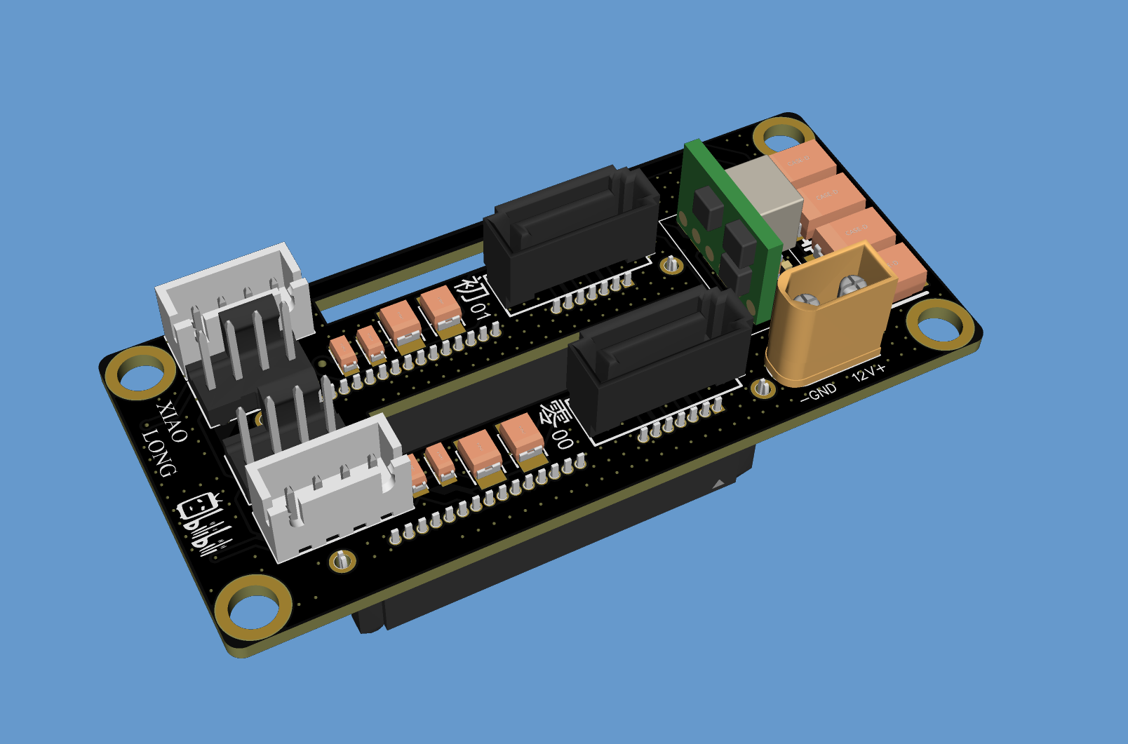 【小龙爱自由 DIY-开源】XNAS-2.5x2硬盘背板,———EEWorld参考设计中心