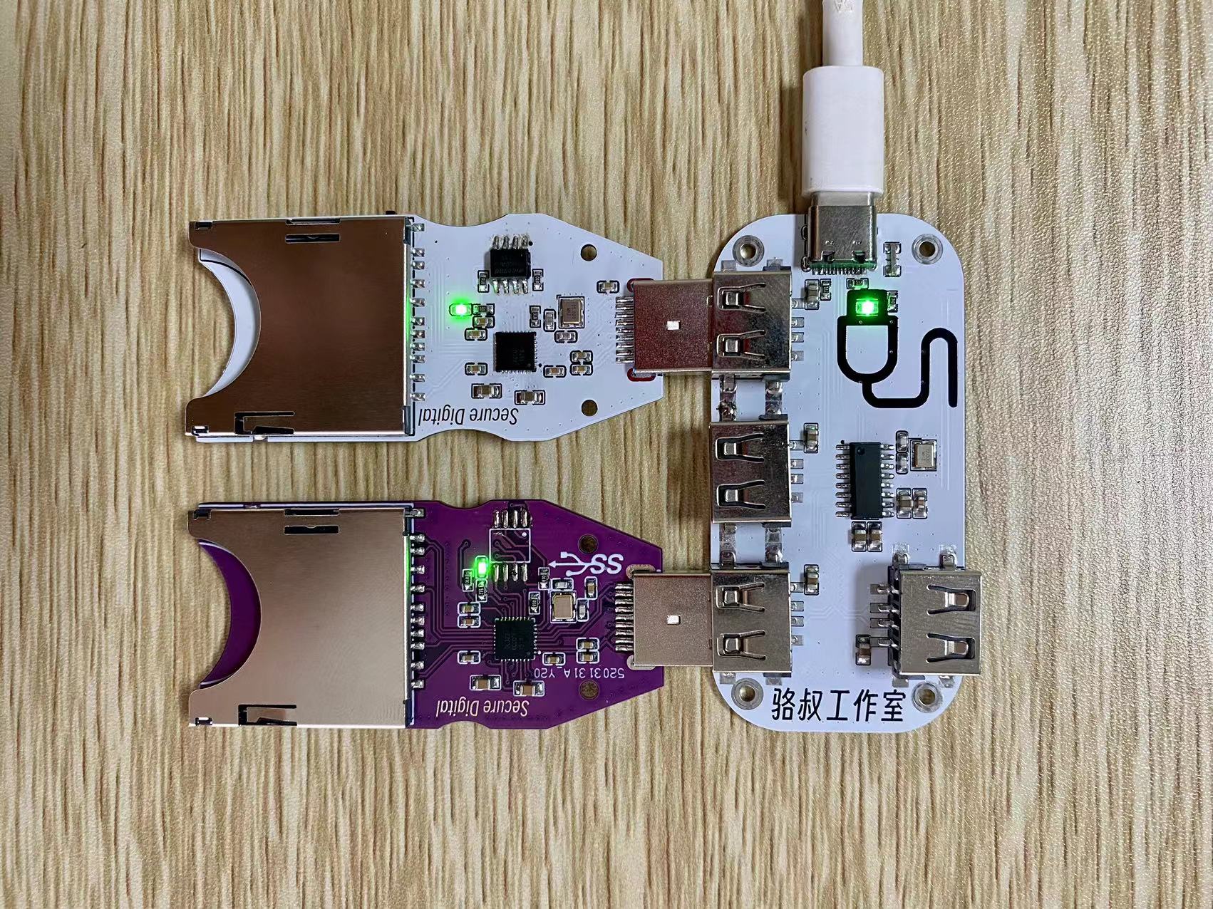 USB3.0读卡器，基于GL3224方案，设有SD卡与TF卡卡槽,———EEWorld参考设计中心