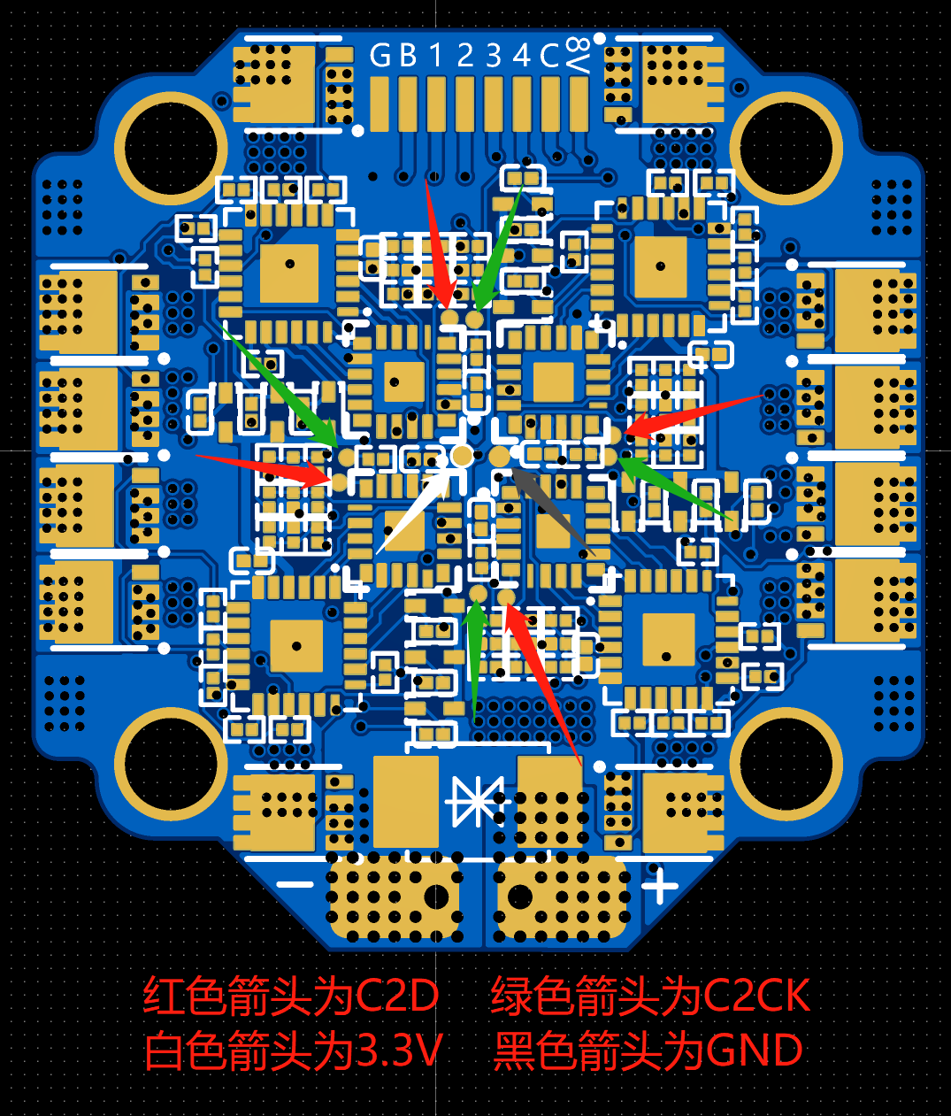 安装孔20的BLHeli_S固件的4合1穿越机电调,———EEWorld参考设计中心